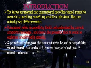 Paranormal | PPTX