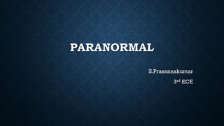 Paranormal | PDF
