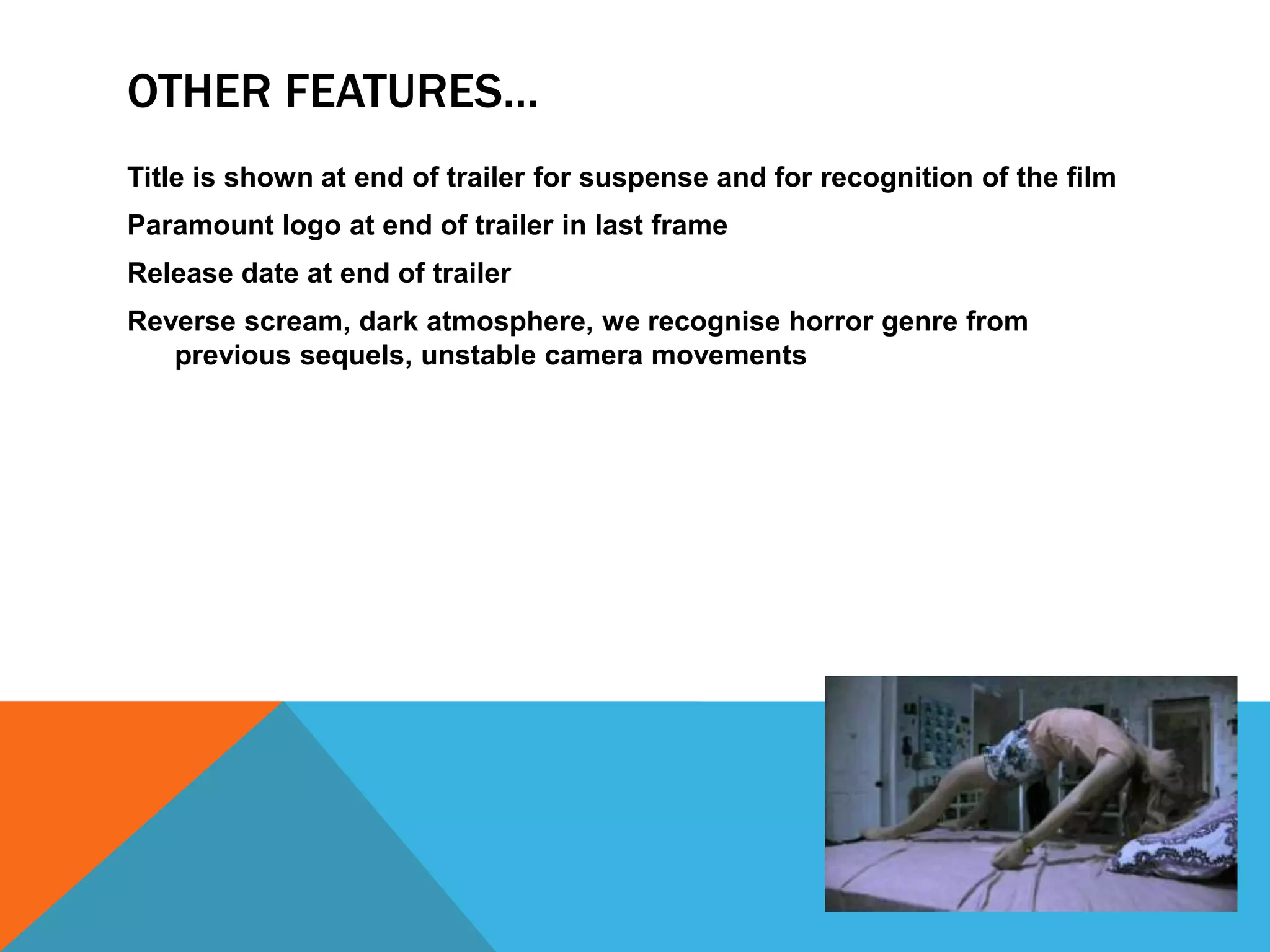 Paranormal activity 4 | PPTX | Horror | Genres