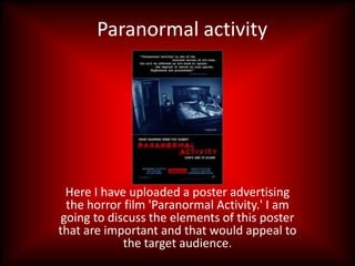 Paranormal Activity Movie Poster