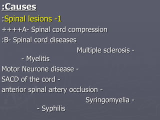 Paraparesis | PPT