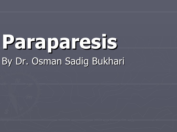 Paraparesis