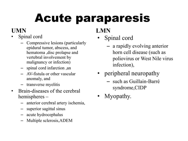 Paraparesis.pptx