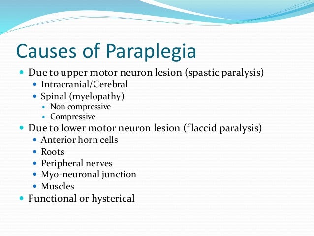 Paraparesis biplave nams