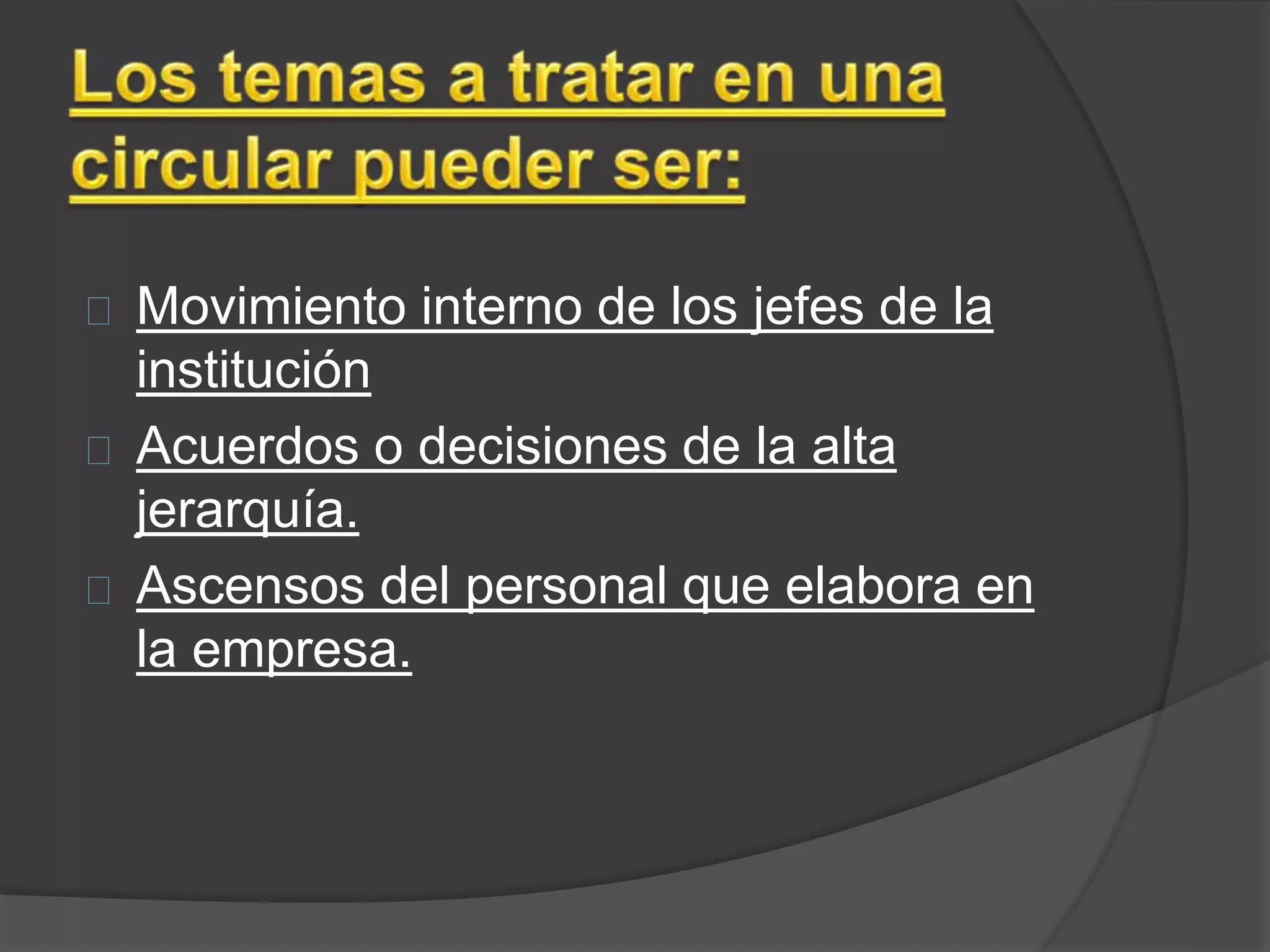 La Circular y sus Partes. | PPSX