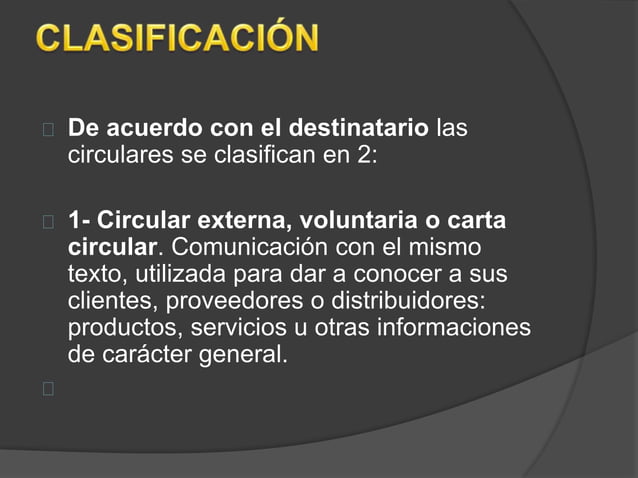La Circular y sus Partes. | PPSX