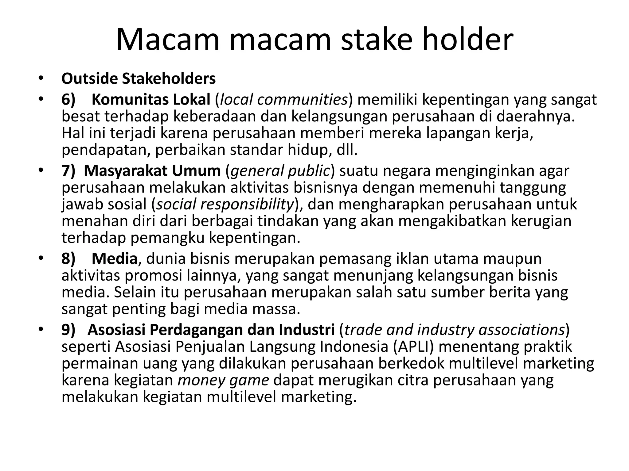 PARA PEMANGKU KEPENTINGAN DAN ETIKA BISNIS.pptx