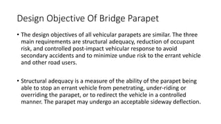 Parapets and railings for highway bridges | PPTX | Auto Safety | Automotive