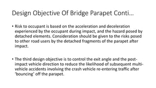 Parapets and railings for highway bridges | PPTX