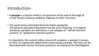 Parapets and railings for highway bridges | PPTX