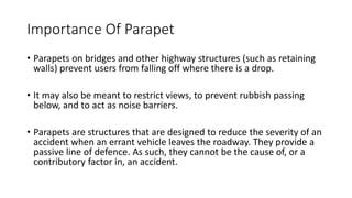 Parapets and railings for highway bridges | PPTX