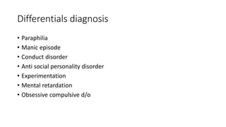 PARAPHILIA presentation by medical students | PPTX