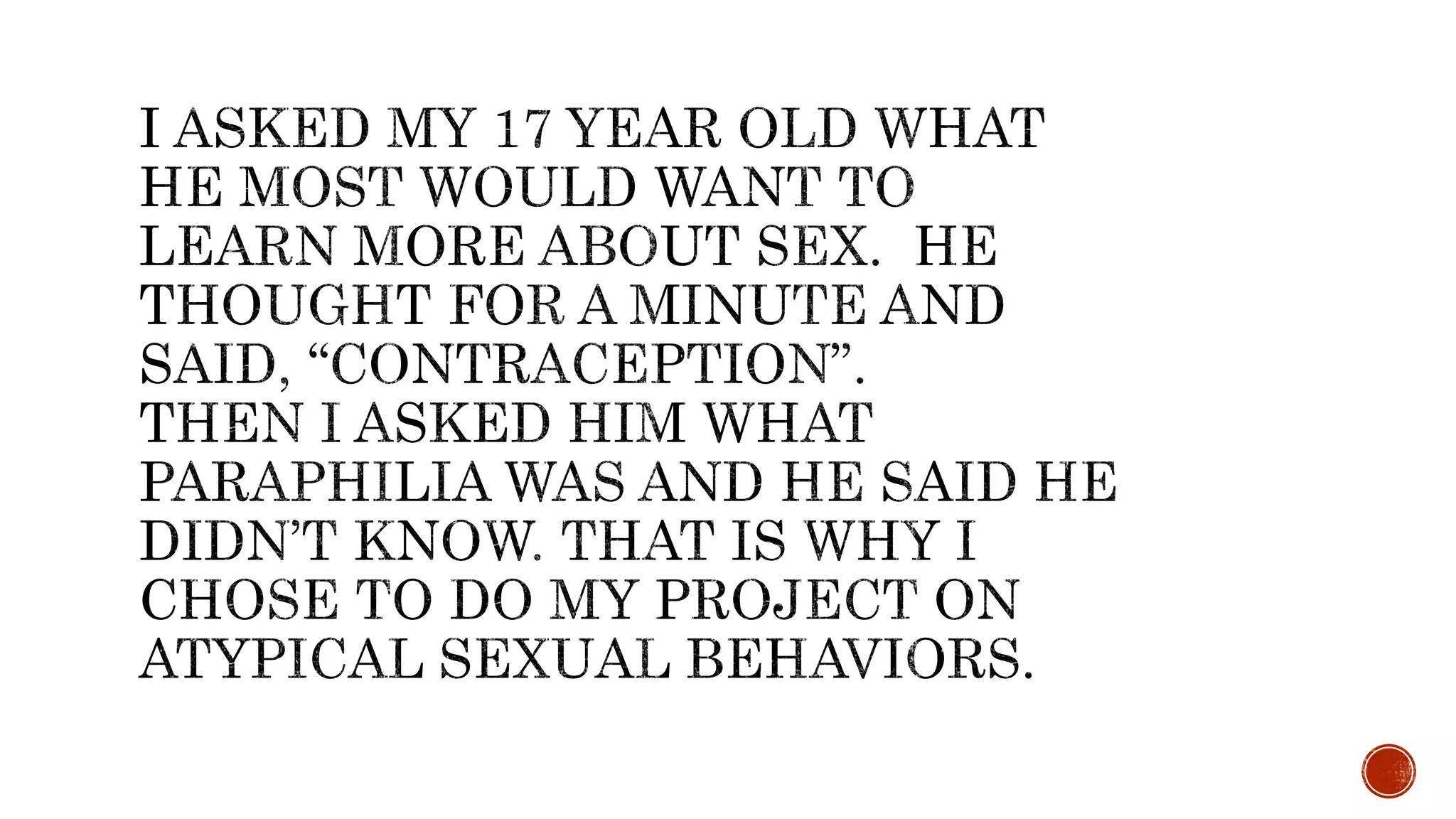 Paraphilia [autosaved] | PPTX