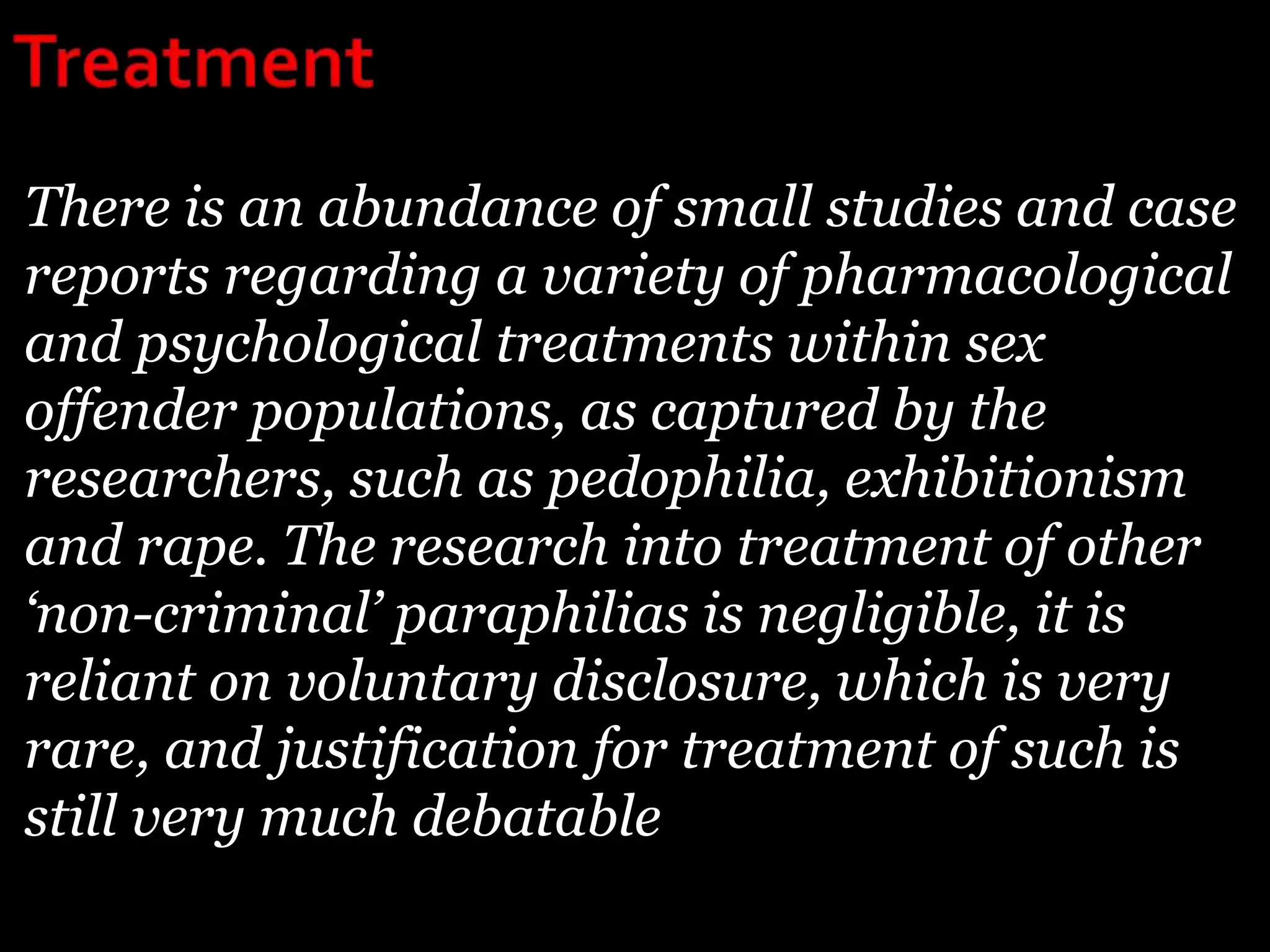 Paraphilias | PPTX