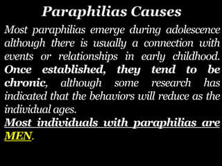 Paraphilias | PPTX