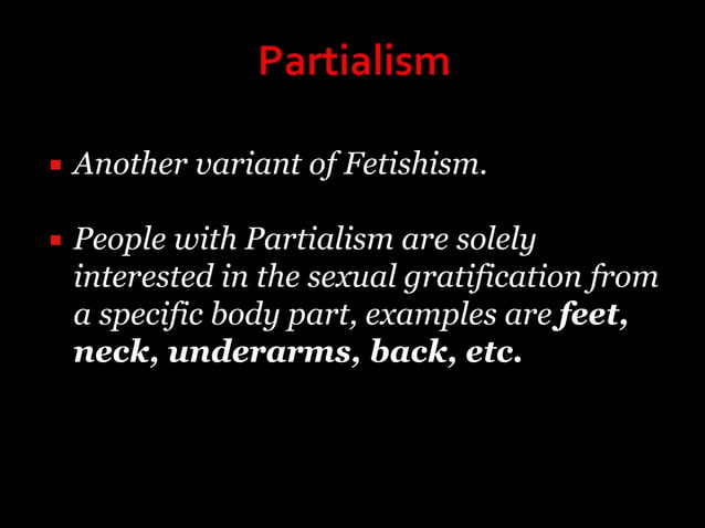 Paraphilias | PPTX | Sexual Conditions | Sexual Health