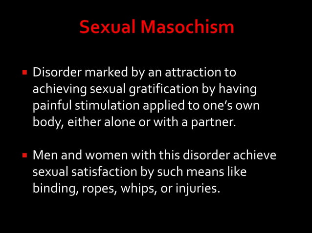 Paraphilias | PPTX | Sexual Conditions | Sexual Health