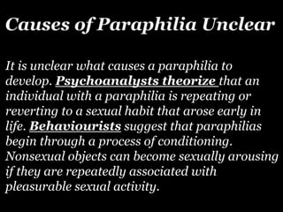 Paraphilia Types