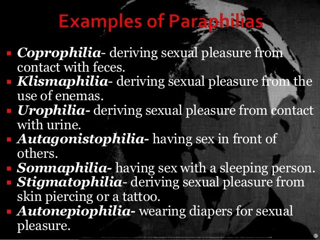 Paraphilias
