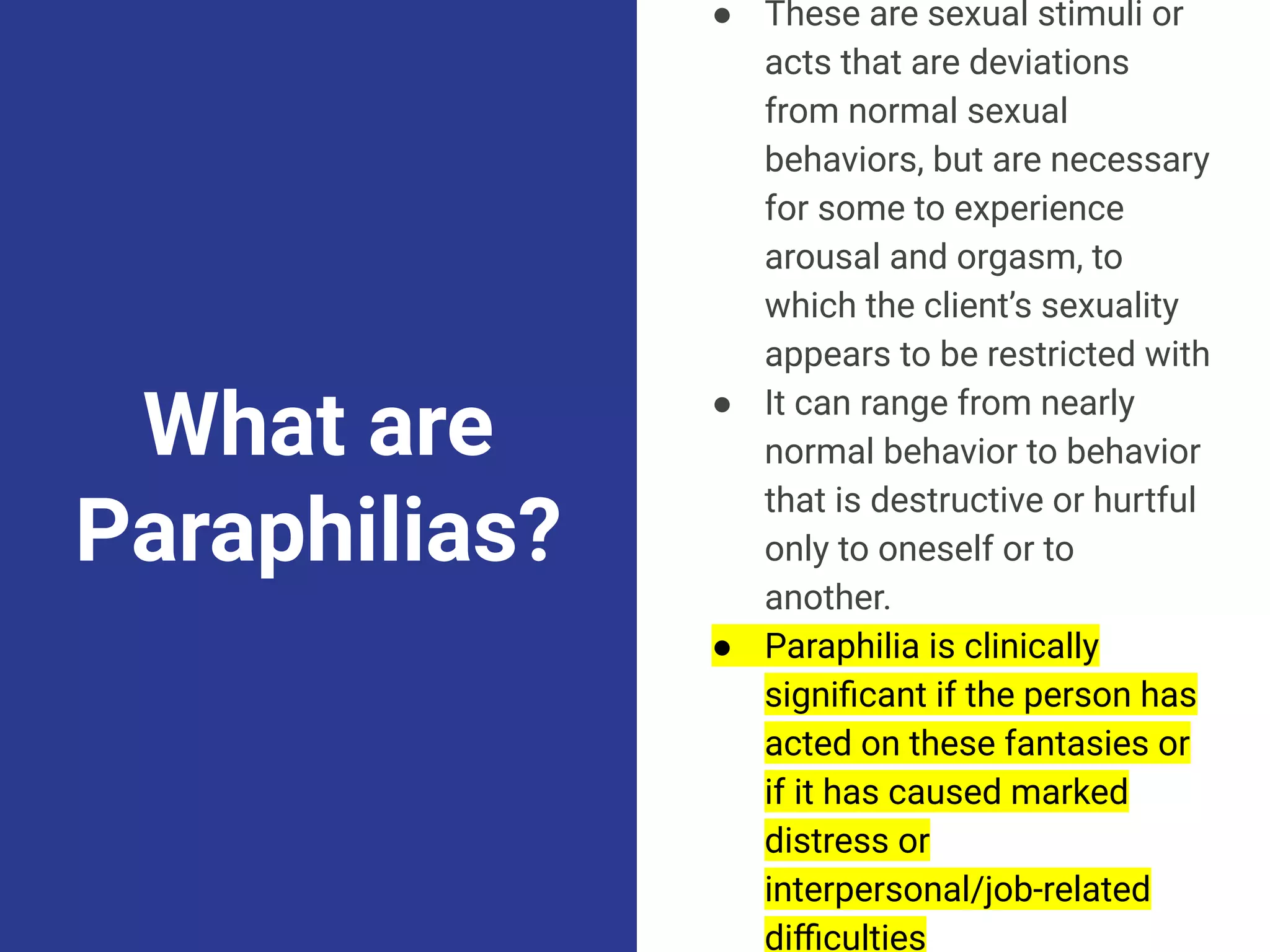 Paraphilias | PDF