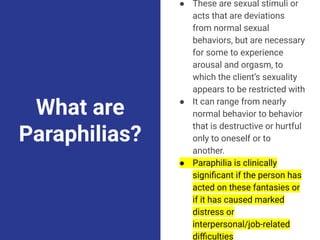 Paraphilias | PDF