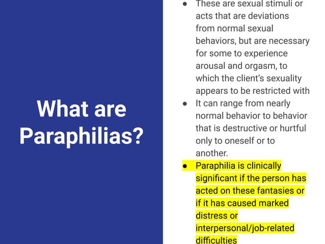 Paraphilias | PDF