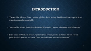 Paraphilias- Diagnosis & Management (1).pptx