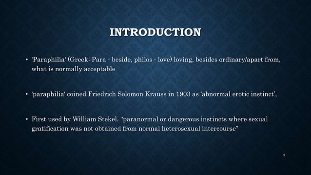 Paraphilias- Diagnosis & Management (1).pptx