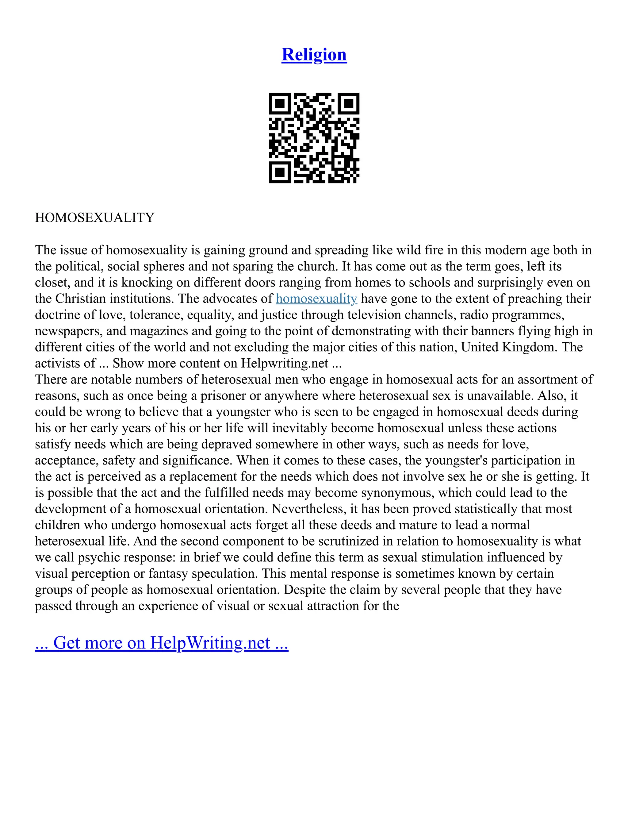 Paraphilias In Pedophilia | PDF