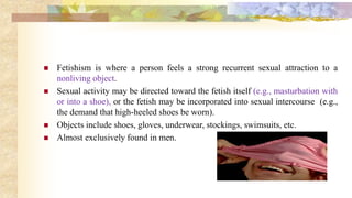 Paraphilic disorder | PPTX
