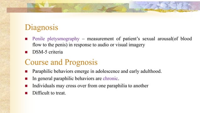 Paraphilic disorder | PPT
