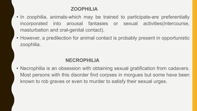 PARAPHILIC DISORDER AND GENDER DYSPHORIA.pptx | Sexual Conditions ...