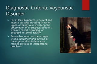 PARAPHILIC DISORDER By khadija BS psych | PPTX