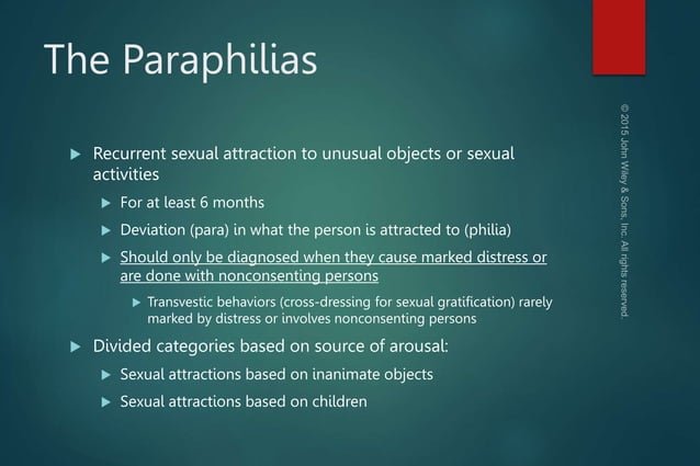 PARAPHILIC DISORDER By khadija BS psych | PPTX