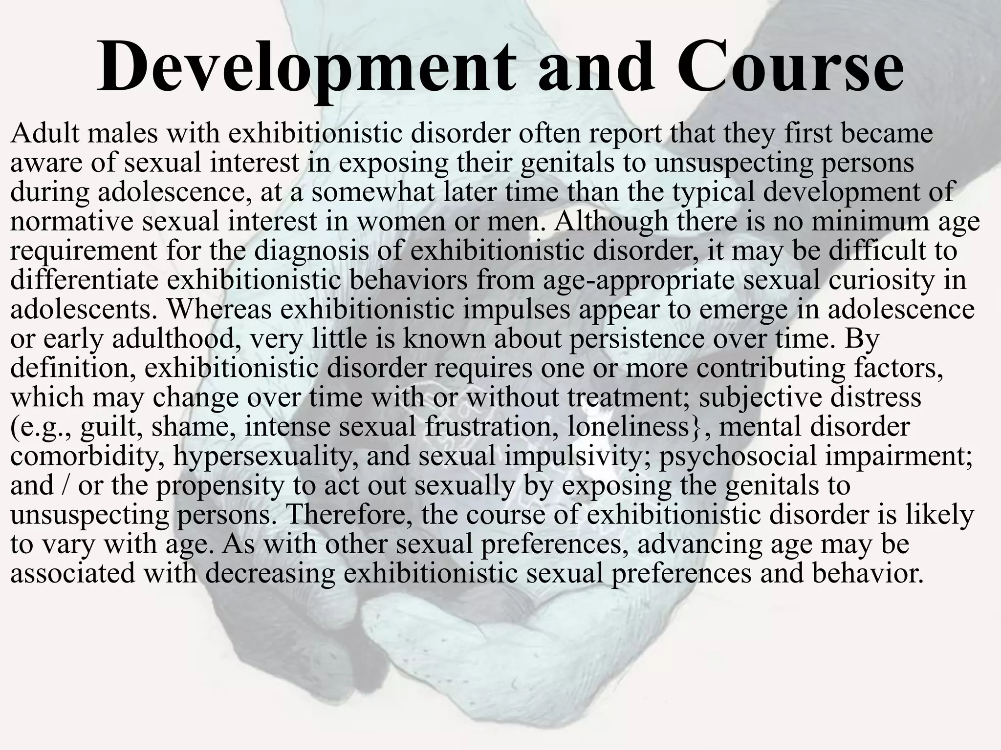 Paraphilic disorders | PPTX