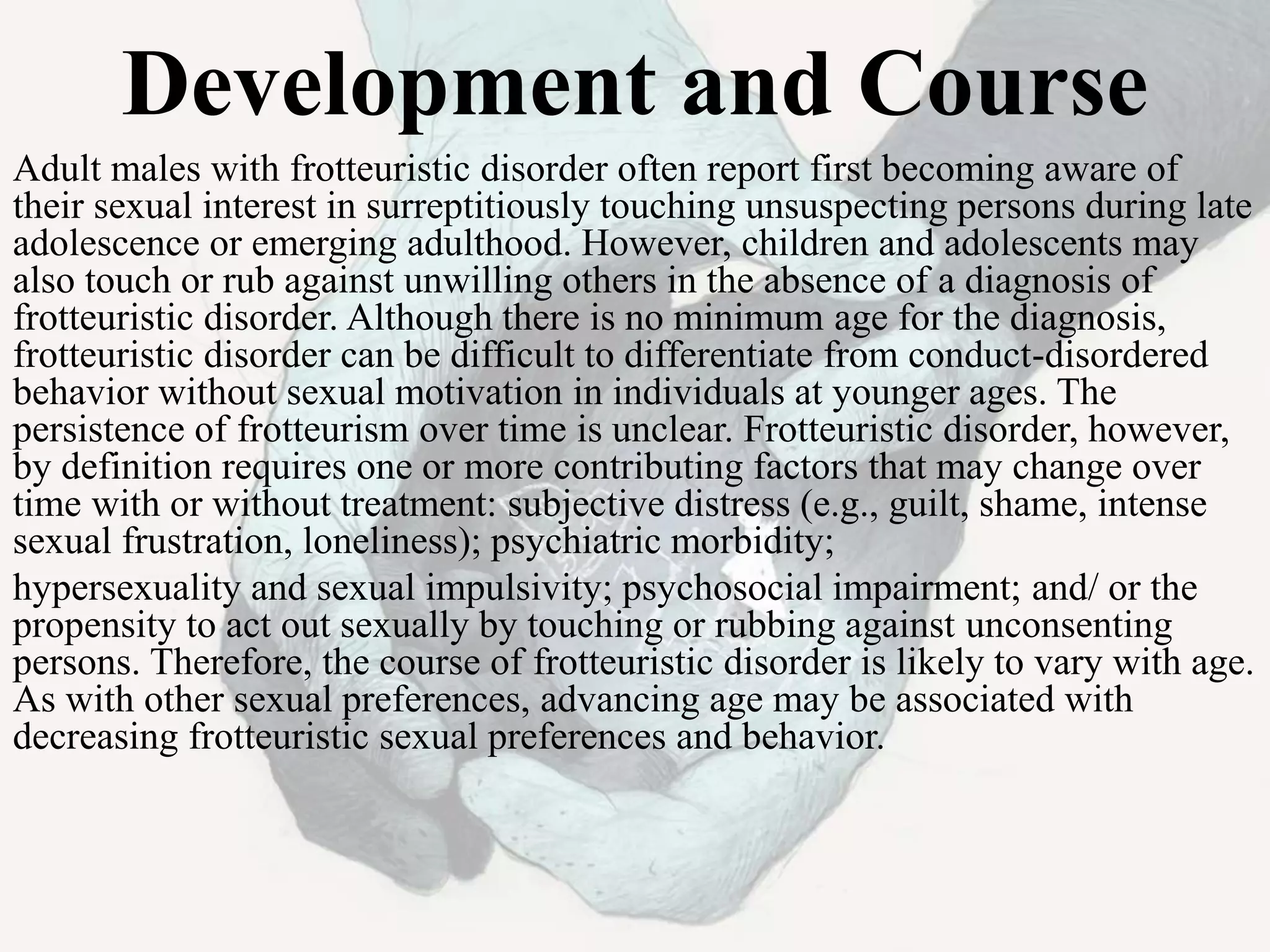 Paraphilic disorders | PPTX