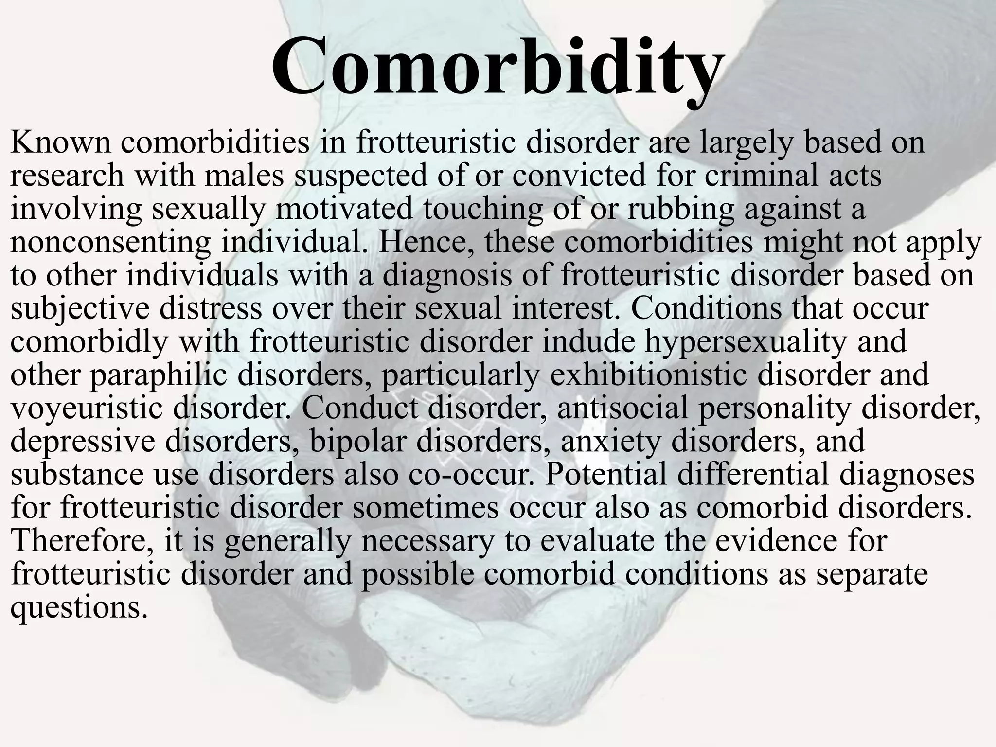 Paraphilic disorders | PPTX