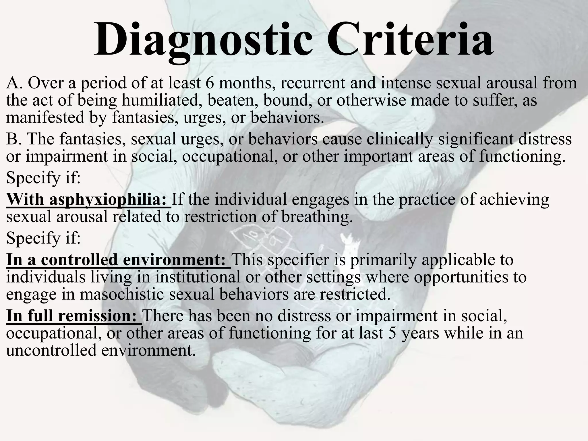 Paraphilic disorders | PPTX