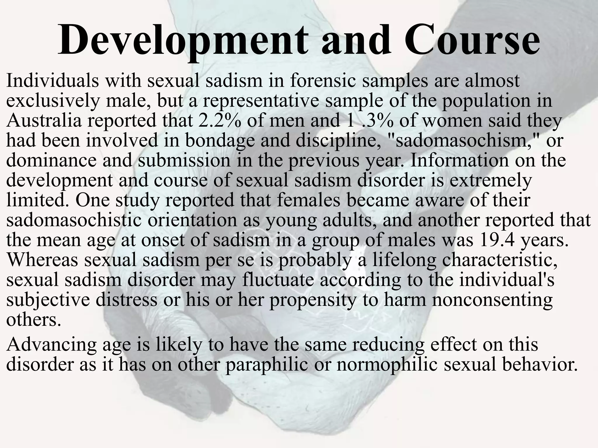 Paraphilic disorders | PPTX