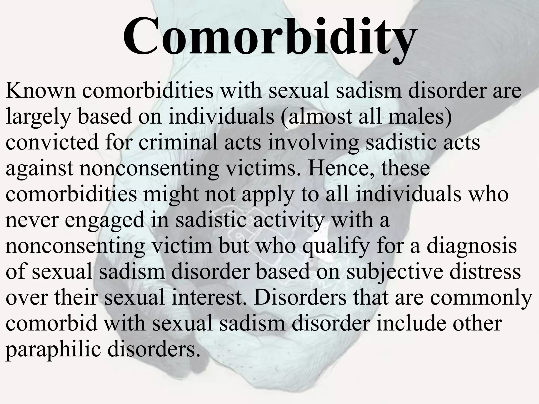 Paraphilic disorders | PPTX