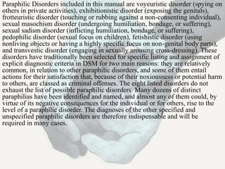 Paraphilic disorders | PPTX