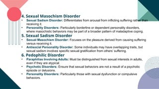 Paraphilic Disorder in clinical psychology | PPTX