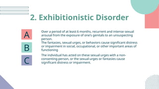 Paraphilic Disorder in clinical psychology | PPTX