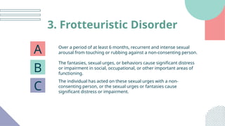 Paraphilic Disorder in clinical psychology | PPTX