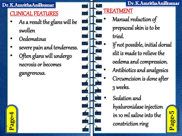 Paraphimosis by Dr.K.AmrithaAnilkumar | PPTX | Sexual Health | Diseases ...