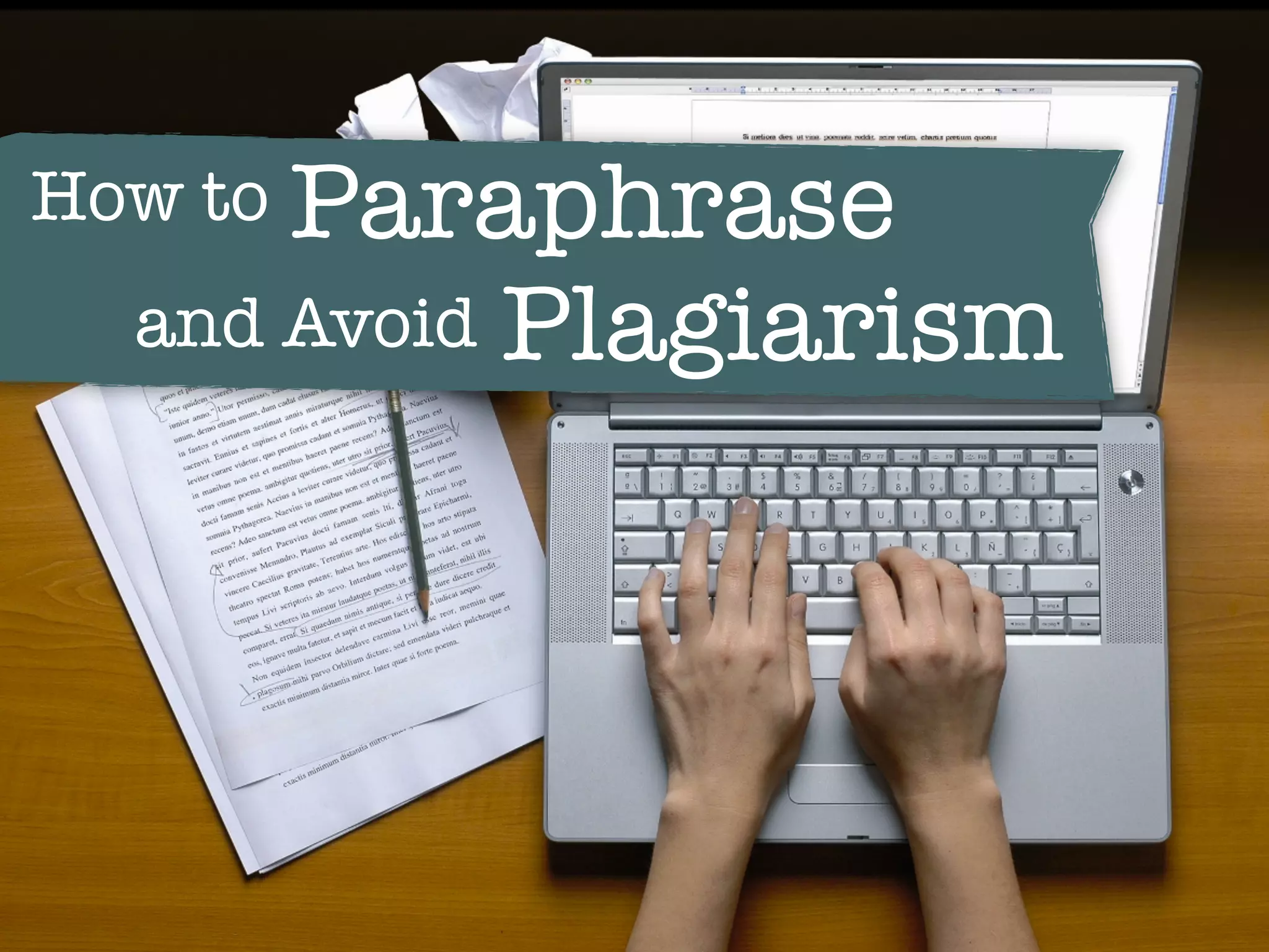 Paraphrasing & Plagiarism | PDF