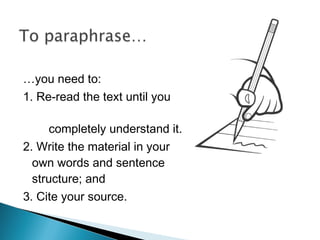 Paraphrase | PPT