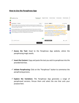 Paraphrase App - The Best Free Online Paraphrasing Tool for Content Writing.pdf