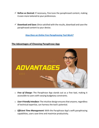 Paraphrase App - The Best Free Online Paraphrasing Tool for Content ...