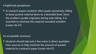 Paraphrasing In Academic Writing PPT.pptx